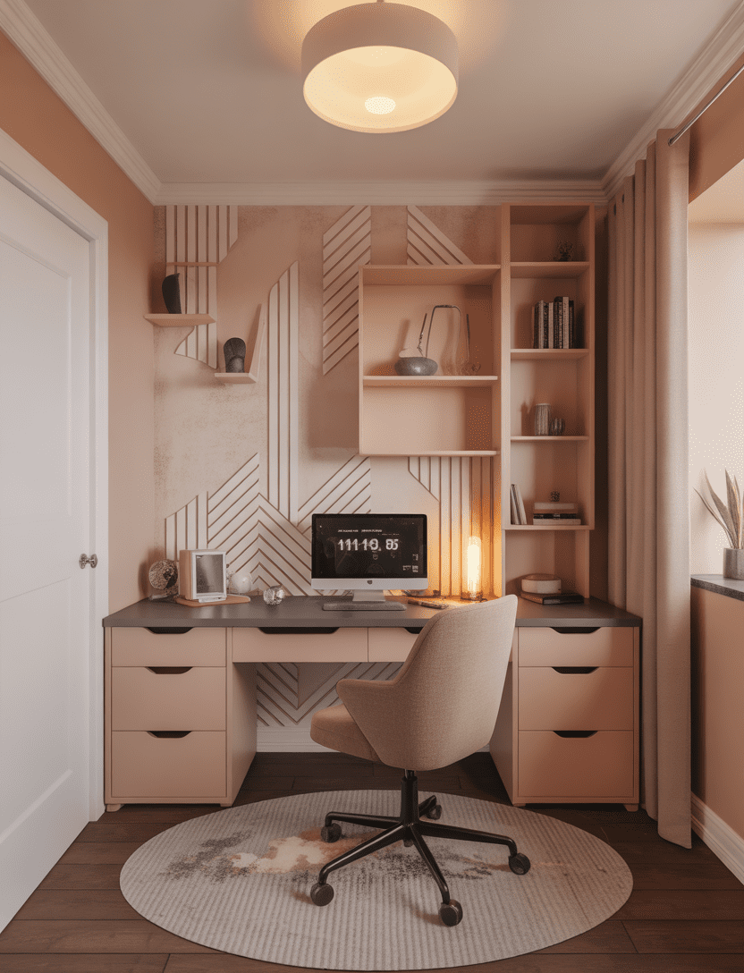 21 Stunning Home Office Accent Wall Ideas to Upgrade Your Workday