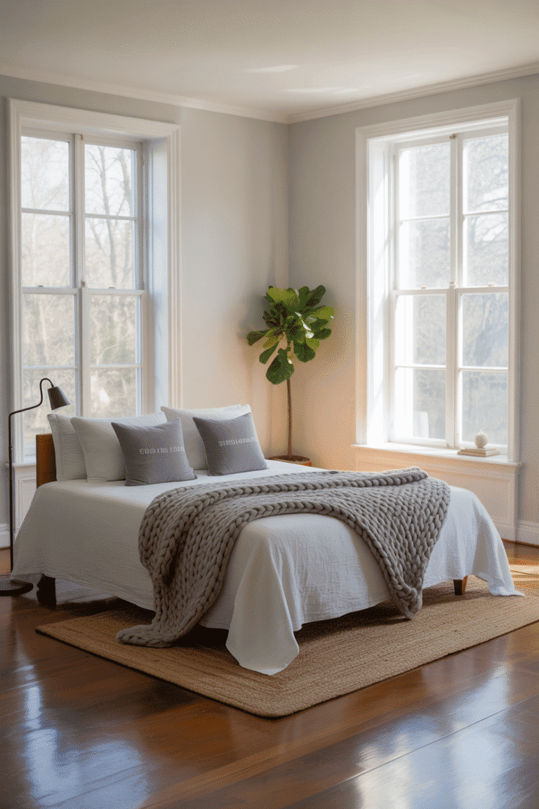 Layout Tips on How to Arrange a Bedroom With Two Windows That Actually ...
