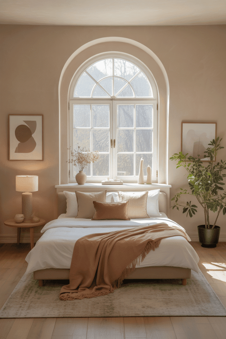Layout Tips on How to Arrange a Bedroom With Two Windows That Actually ...